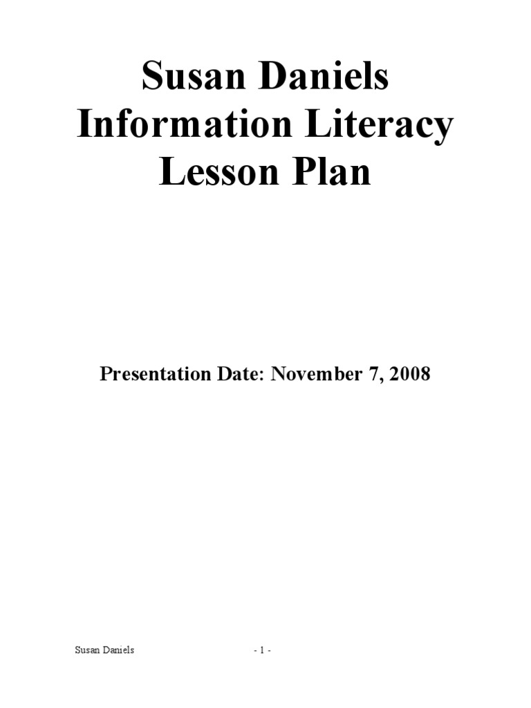 IL Lesson Plan Paper | PDF | Communication | Learning
