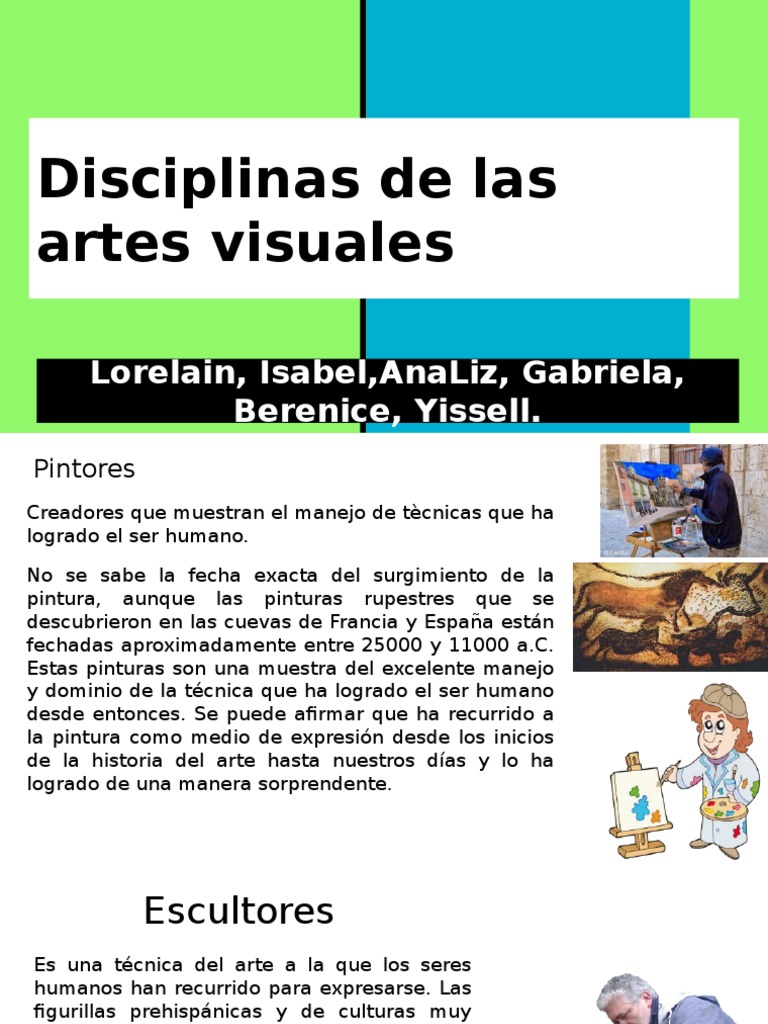 Disciplinas de Las Artes Visuales | Grabado | Pinturas
