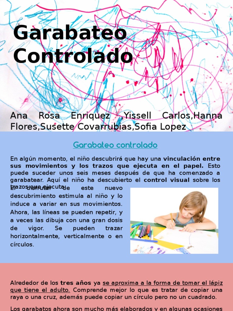 Garabateo Controlado | PDF | Adultos | Dibujo