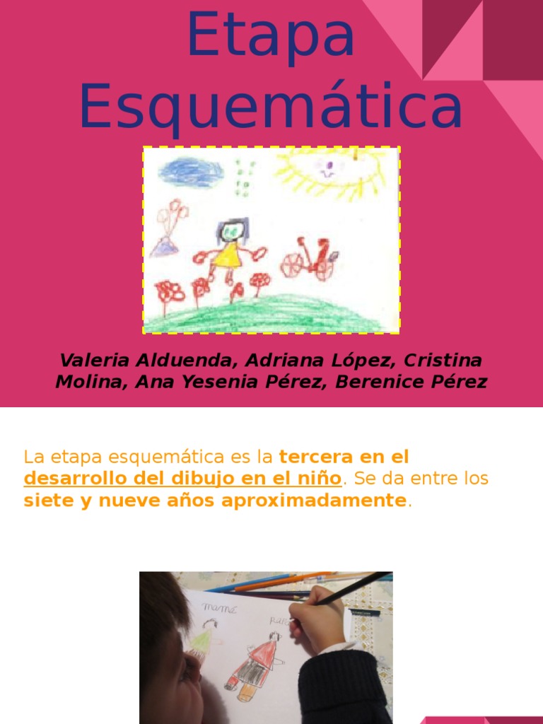 Etapa Esquemática | PDF | El niño | Dibujo