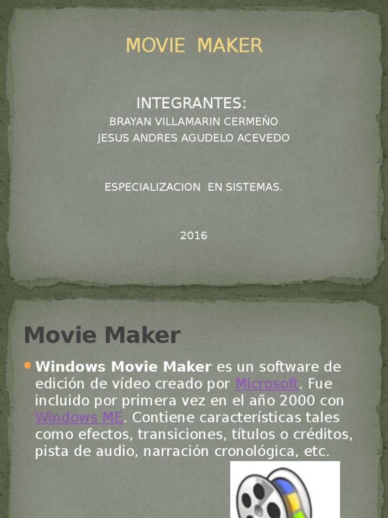 Ventajas y desventajas de Movie Maker | PDF | Microsoft Windows ...