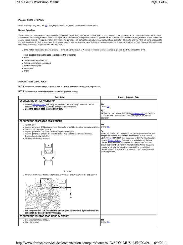 Ford Focus - Alternator - Types and Function | PDF | Battery Charger ...