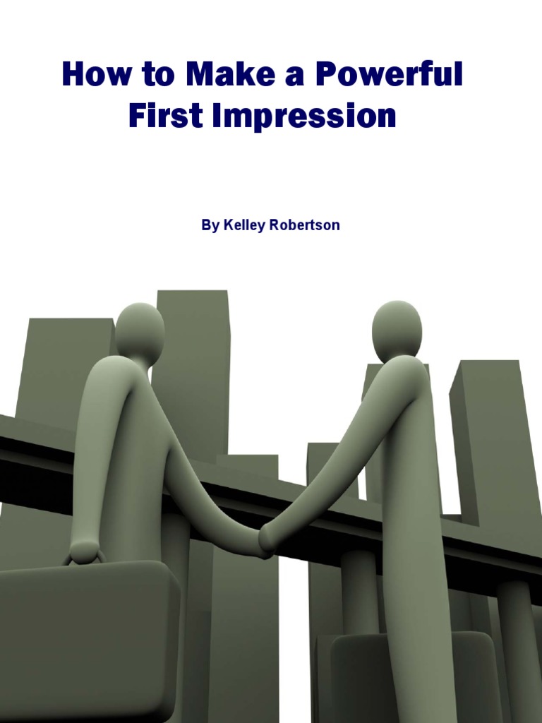 How To Make A Powerful First Impression PDF | PDF | Sales | Retail