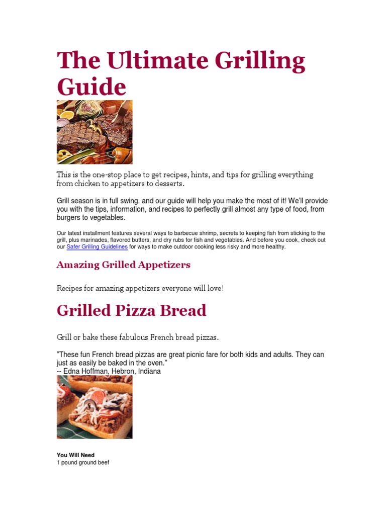 BBQ The Ultimate Grilling Guide PDF | PDF | Cooking, Food & Wine