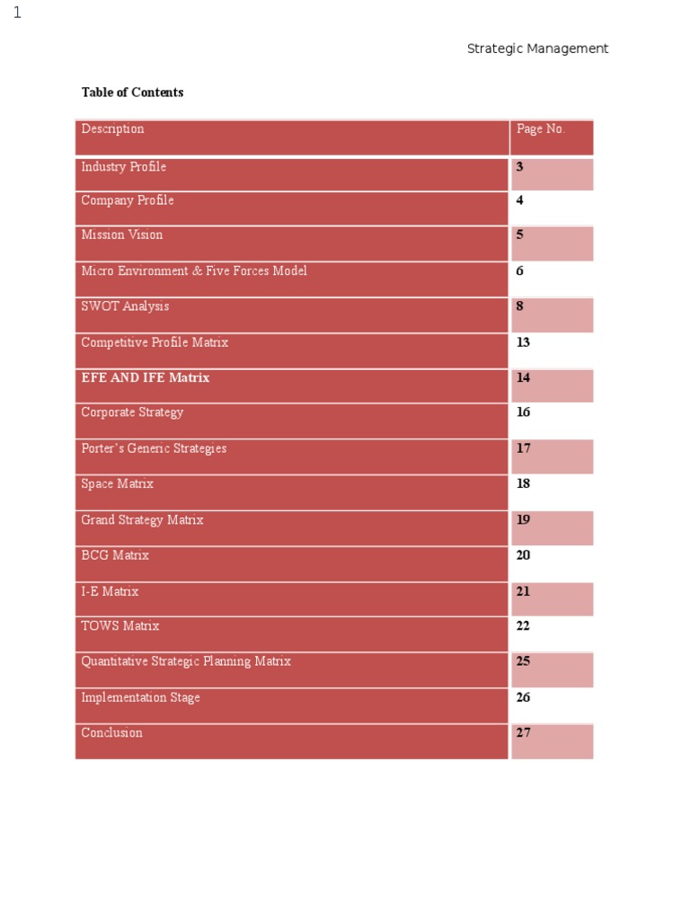 Strategic Management Project Report Sample | PDF | Coca Cola | Soft Drink