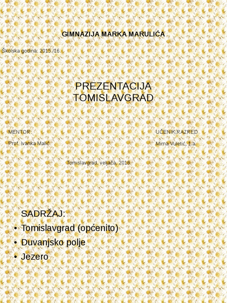 Tomislavgrad | PDF
