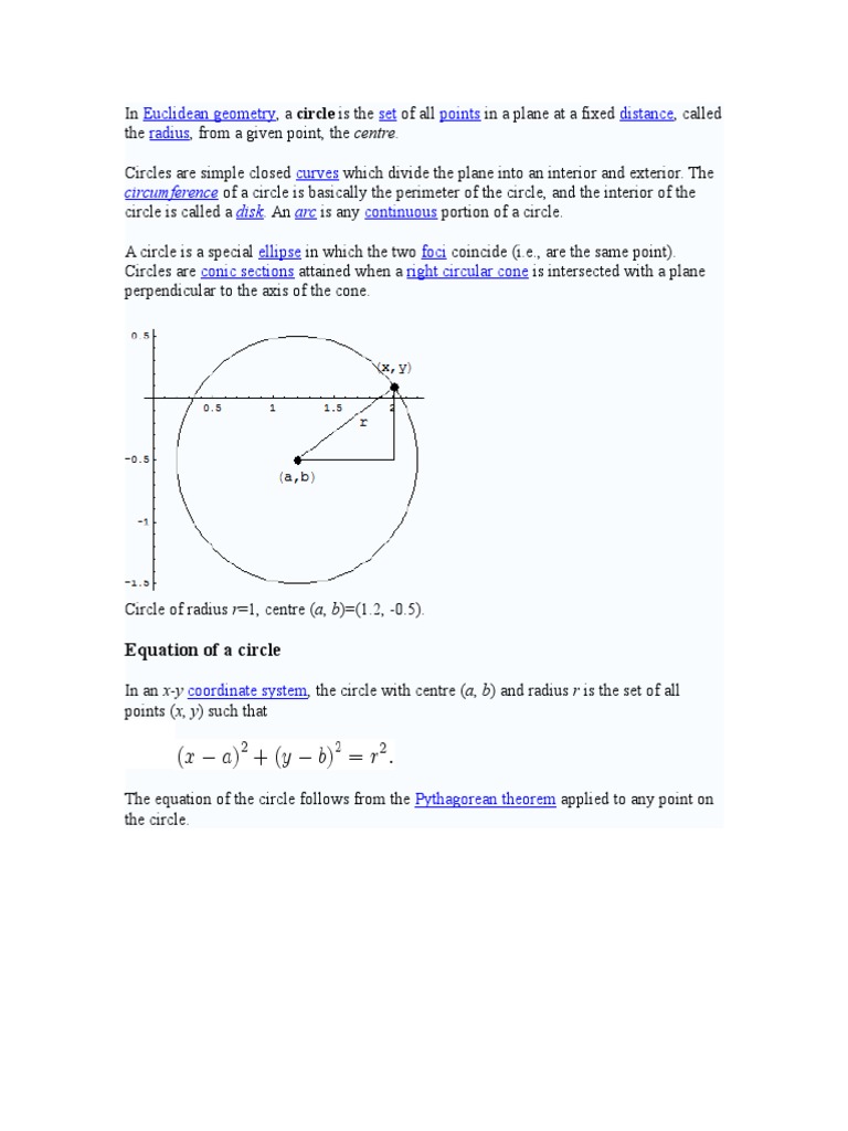 In Euclidean Geometry | PDF | Triangle | Circle