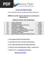 NISM Series VIII Equity Derivatives Q&A | PDF | Option (Finance ...