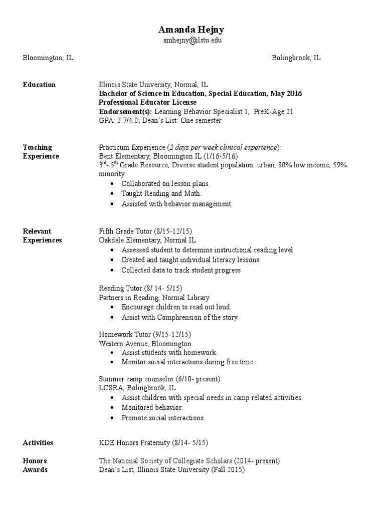 Resume Completed | PDF