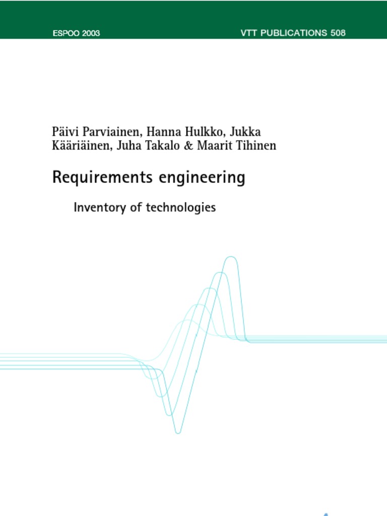 Requirements Engineering | PDF | Top Down And Bottom Up Design | Verification And Validation