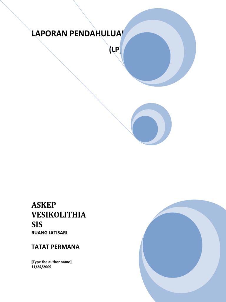 Askep Vesikolithiasis | PDF