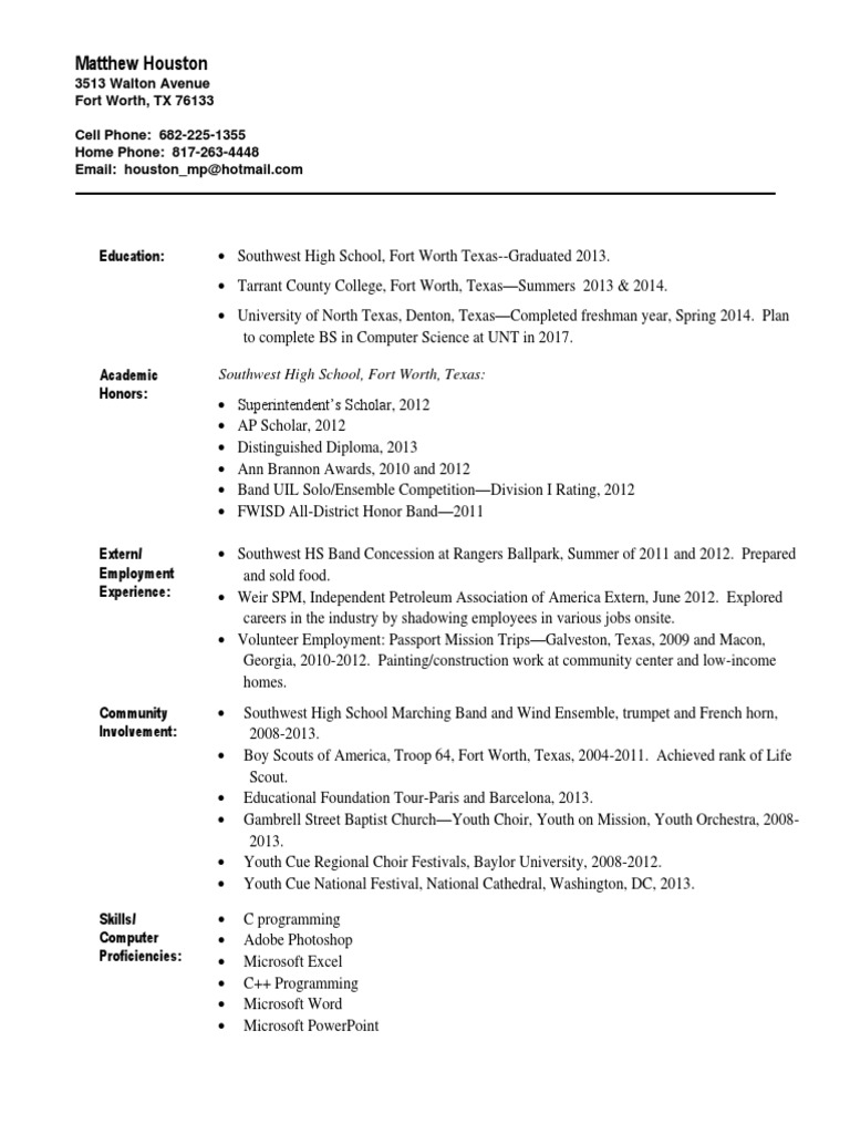 MPH Resume2014 PDF