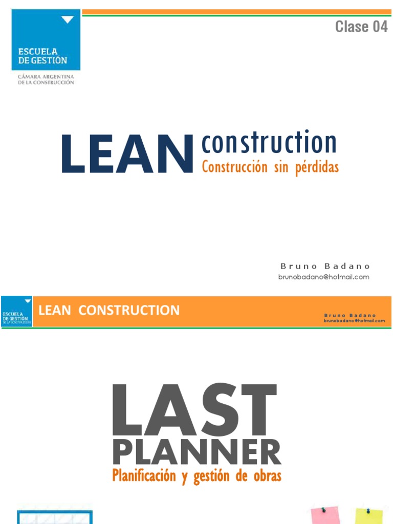 Lean Construction | PDF | Planificación | Business
