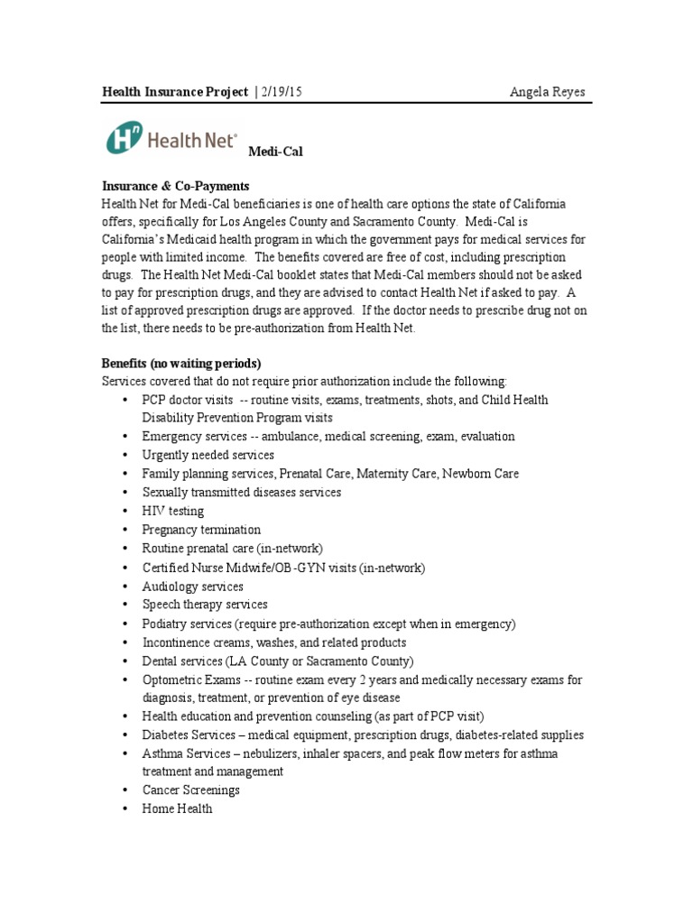 Health Insurance Project | Patient | Preventive Healthcare