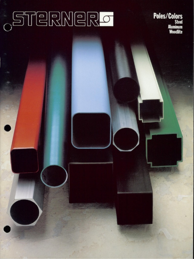 Sterner Lighting Poles Brochure 1987 | PDF