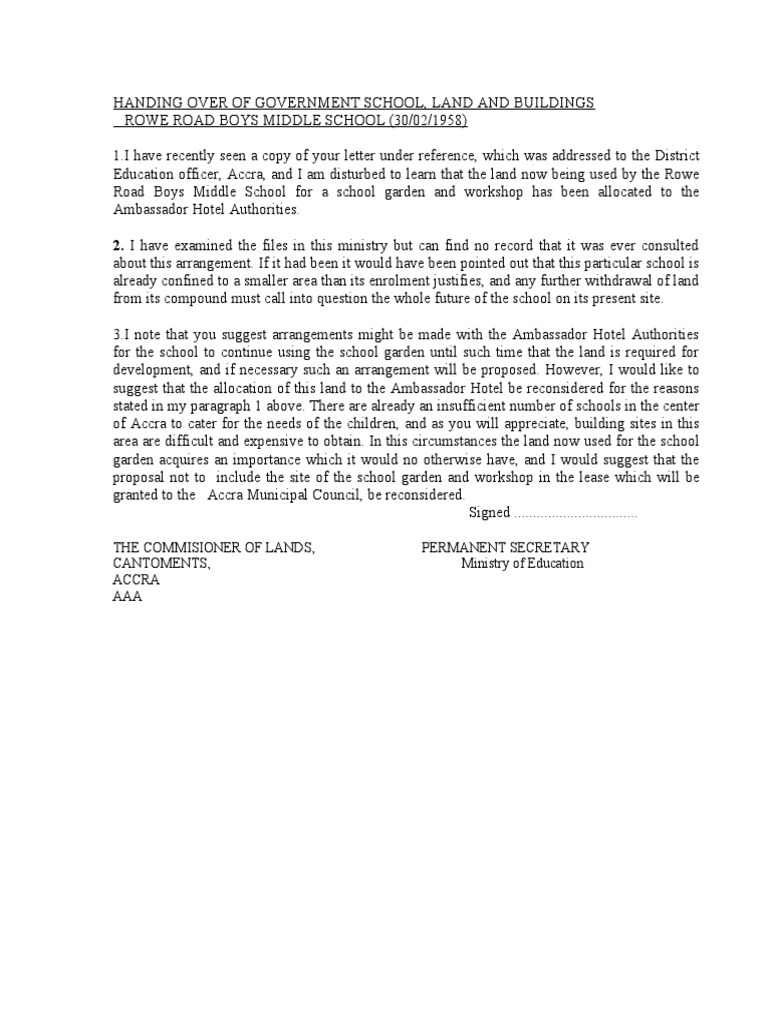 Rowe-Road Boys Middle School | PDF