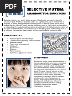 Selective Mutism Questionnaire (SMQ) | PDF | Behavioural Sciences | Psychology