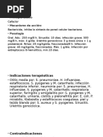 Maxicef Indicaciones, Posologia | PDF | Penicilina | Medicamentos con ...