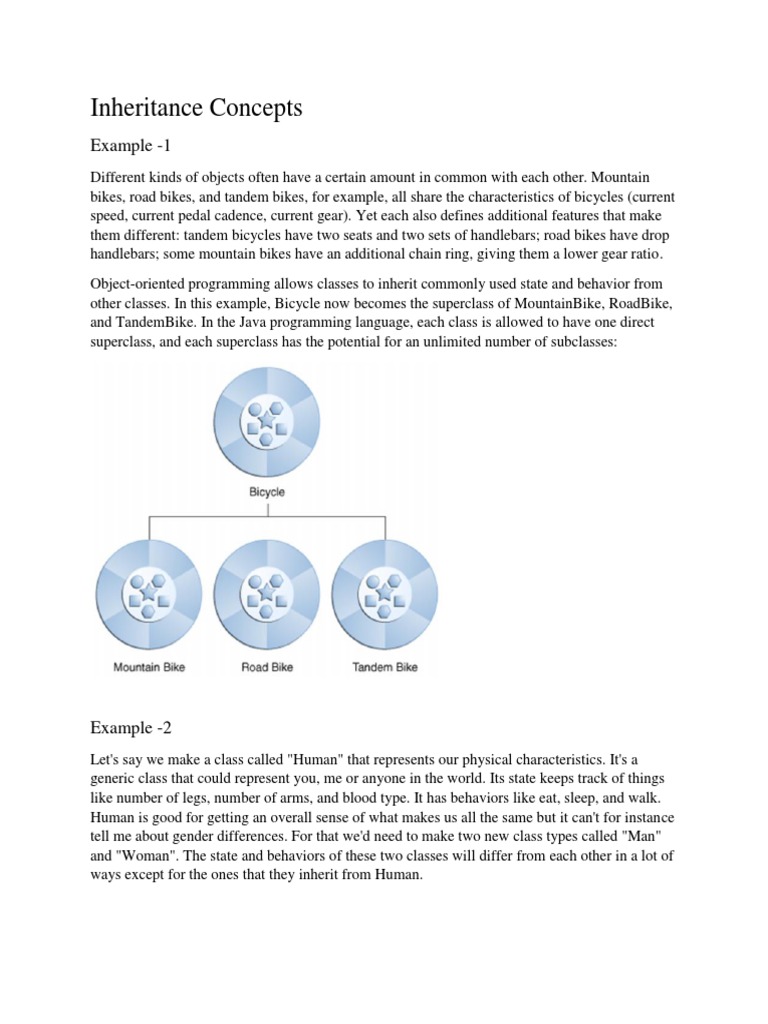 Inheritance Java | PDF | Inheritance (Object Oriented Programming ... Inheritance Java | PDF | Inheritance (Object Oriented Programming ...