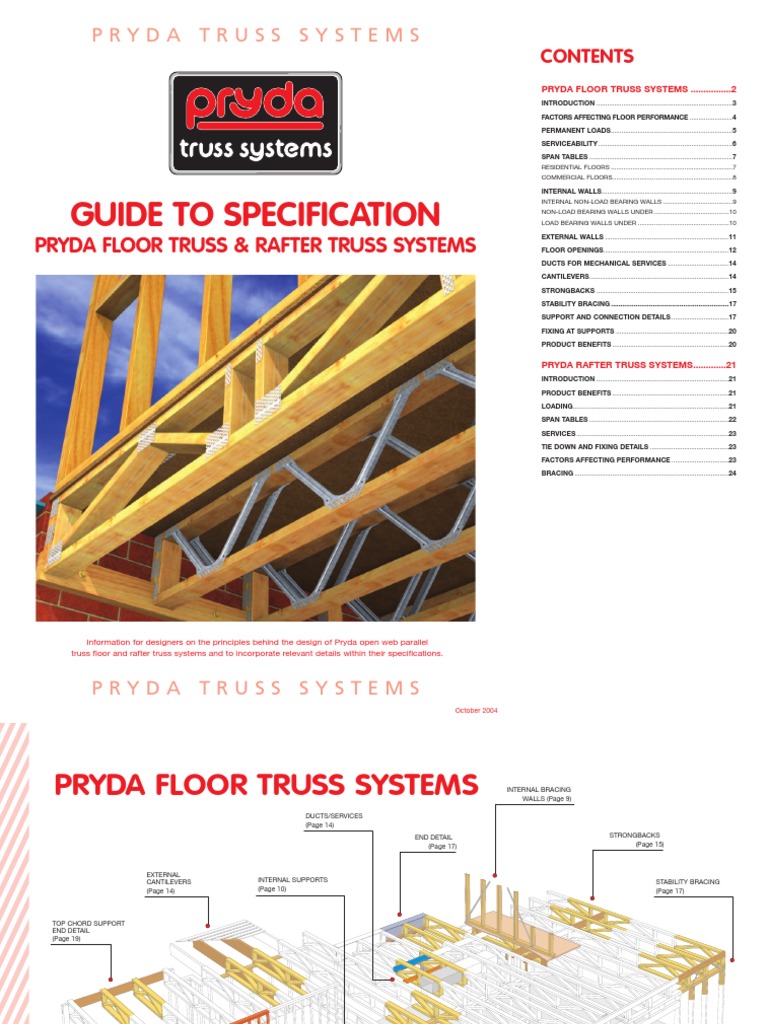 Pryda Trussed | PDF | Truss | Framing (Construction)