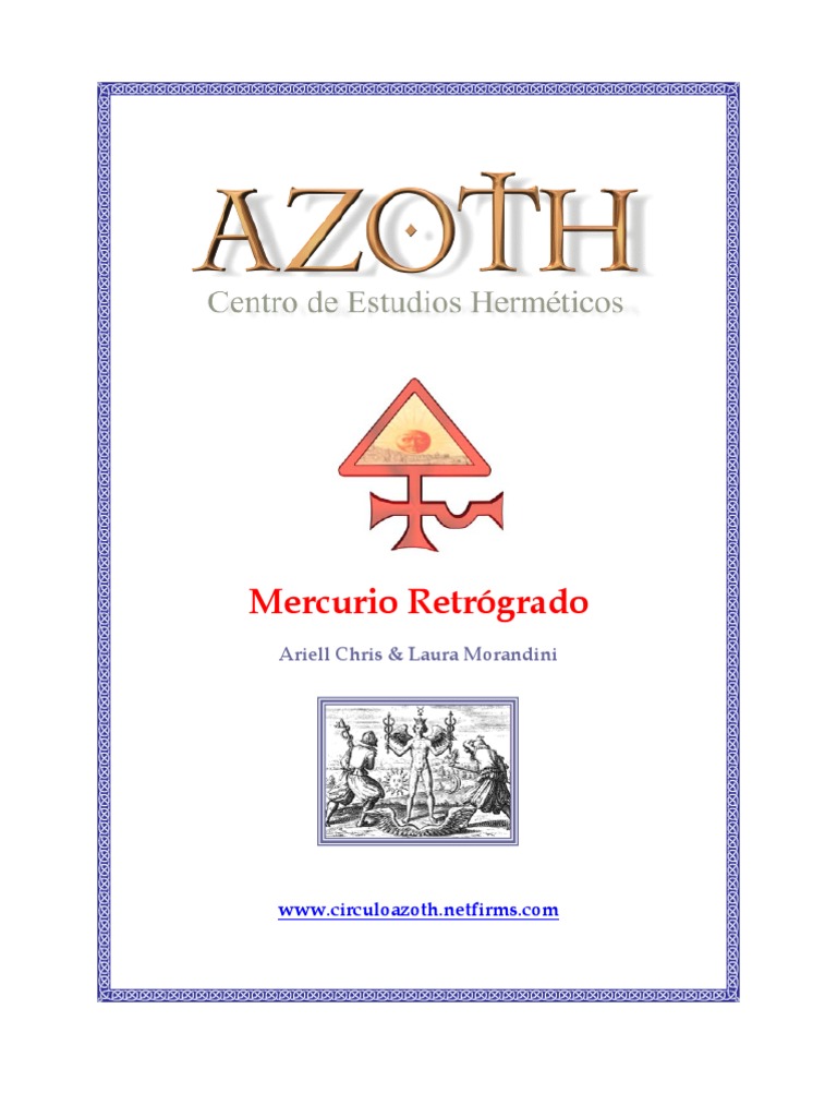 Mercurio Retrógrado, Ariell Chris & Laura Morandini | PDF | Planeta mercurio) | Vida