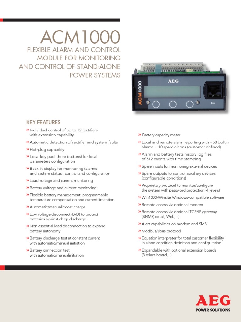 Aeg Ps Acm1000 Pages 1 | Rectifier | Electrical Engineering