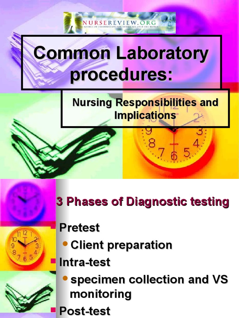 Common Laboratory Procedures | PDF | White Blood Cell | Creatinine
