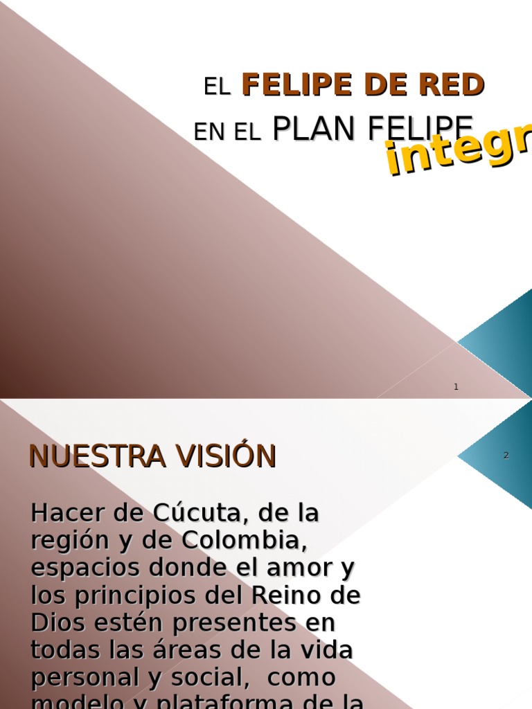 El PLAN FELIPE Integral-El Felipe de Red | Cristo (título) | Biblia ...