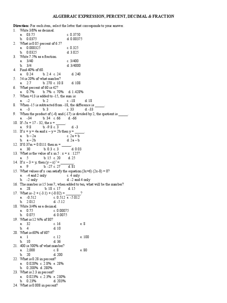 Mathematics Exams 2.1 | PDF | Odds | Fraction (Mathematics)