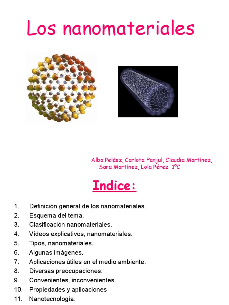Los Nanomateriales | PDF | Nanomateriales | Nanotecnología