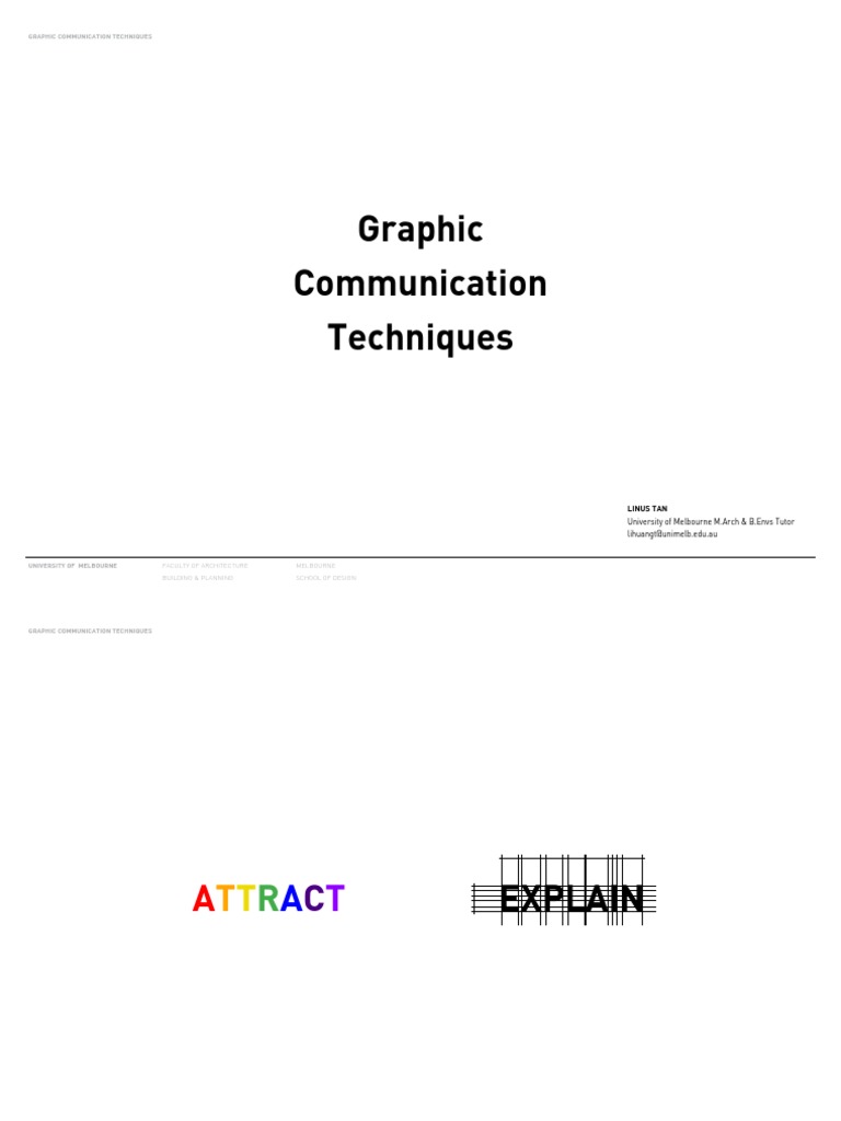 Graphic Communication Techniques | PDF | Visualization (Graphics ...