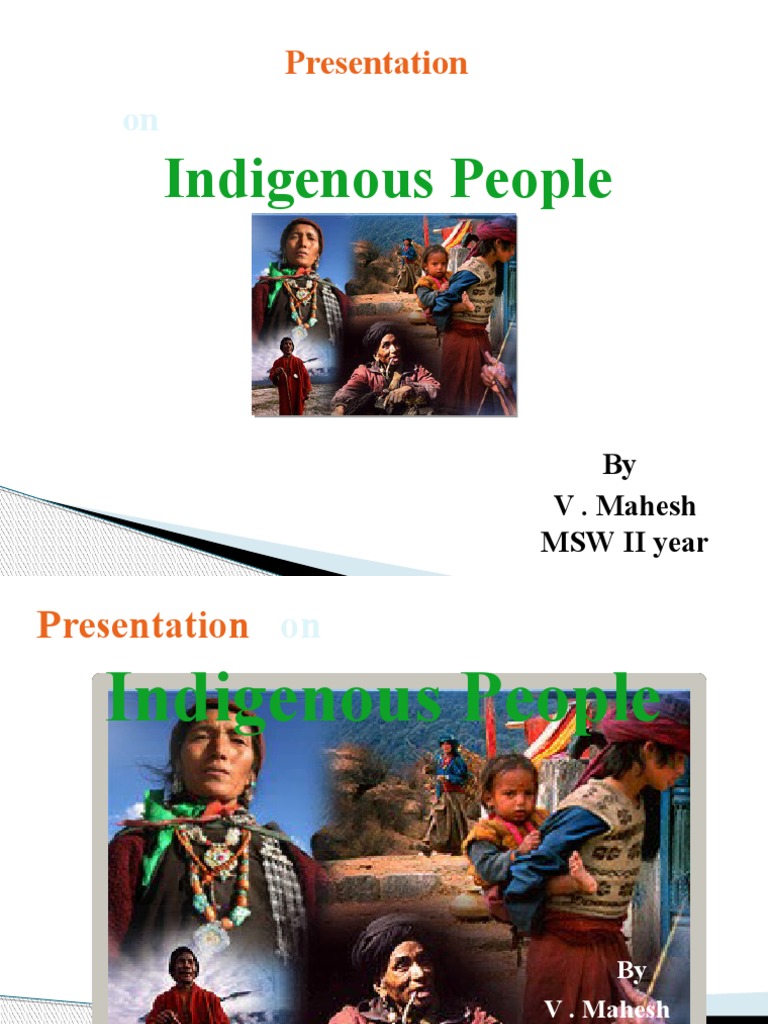 Presentation On Indigenous People | PDF | Indigenous Peoples ...