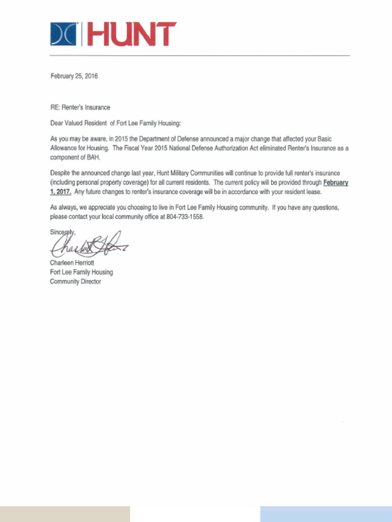 Fort Lee Military Renters Insurance | PDF | Deductible | Insurance