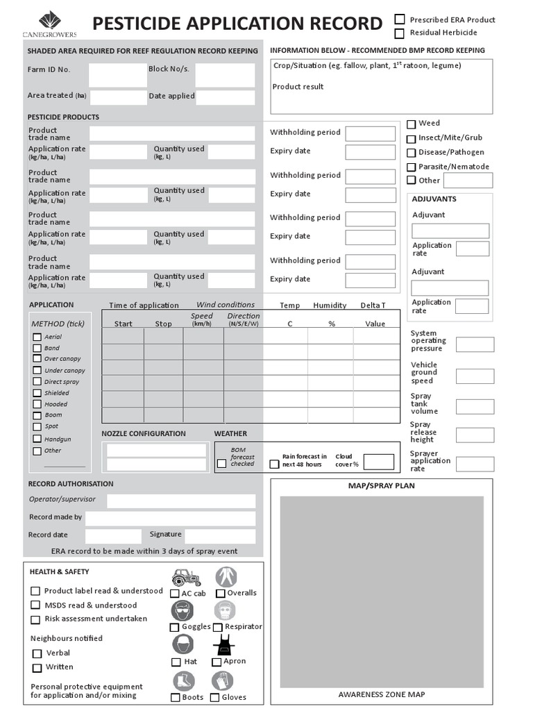 Spray Diary | PDF