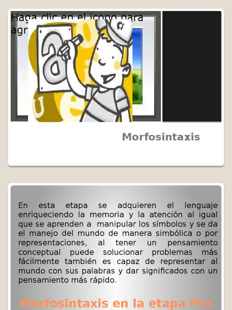 MorFosinTaxis | Palabra | Verbo