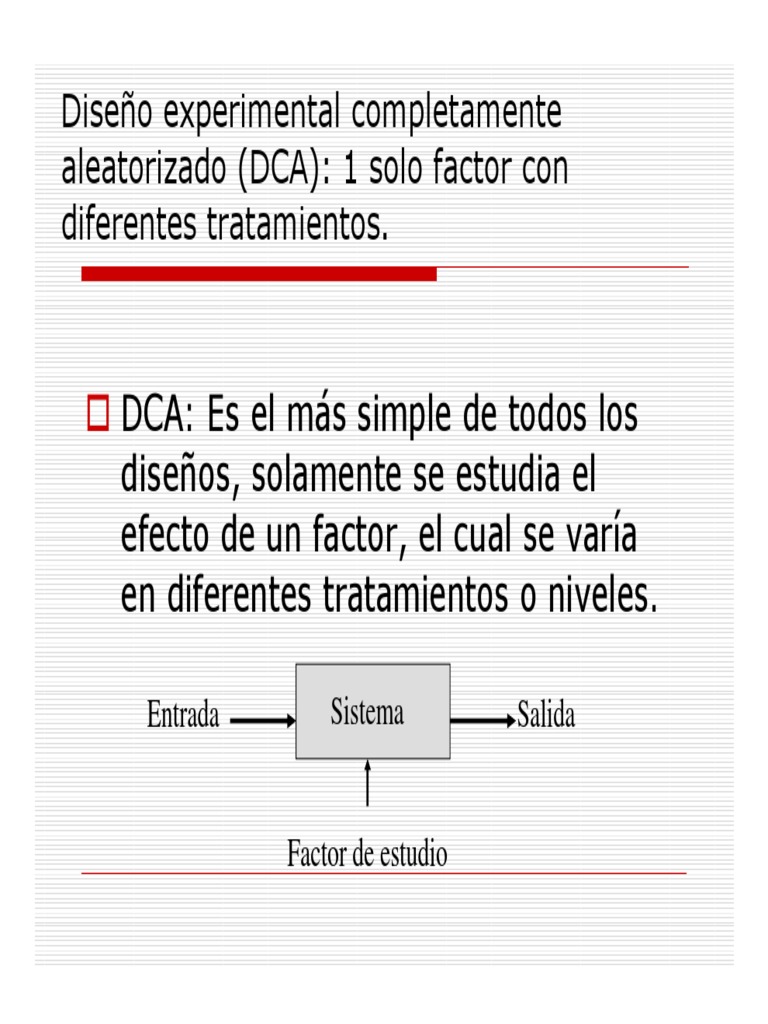 Diseno de Experimentos-DeCA | PDF | Análisis de variación | Prueba de ...