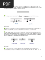 Lenguaje Musical | PDF | Clave | Notación