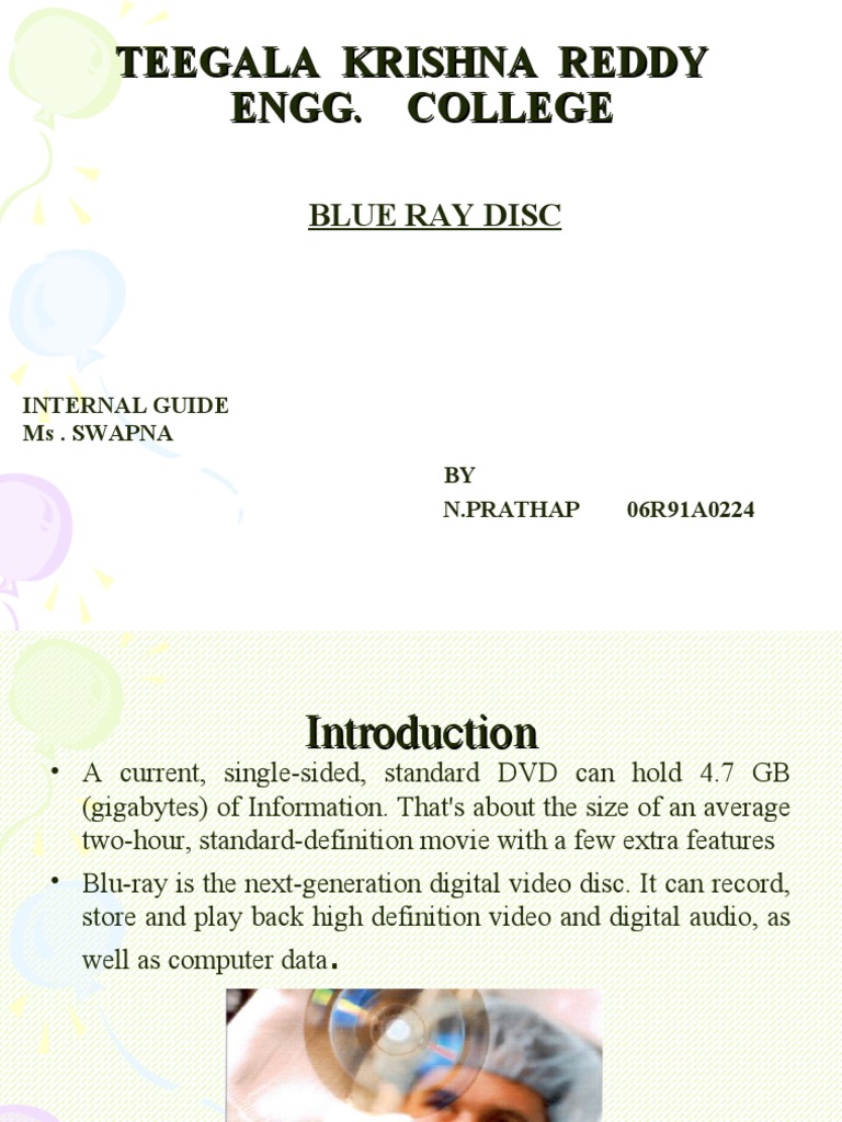 Teegala Krishna Reddy Engg. College | PDF | Blu Ray | Dvd