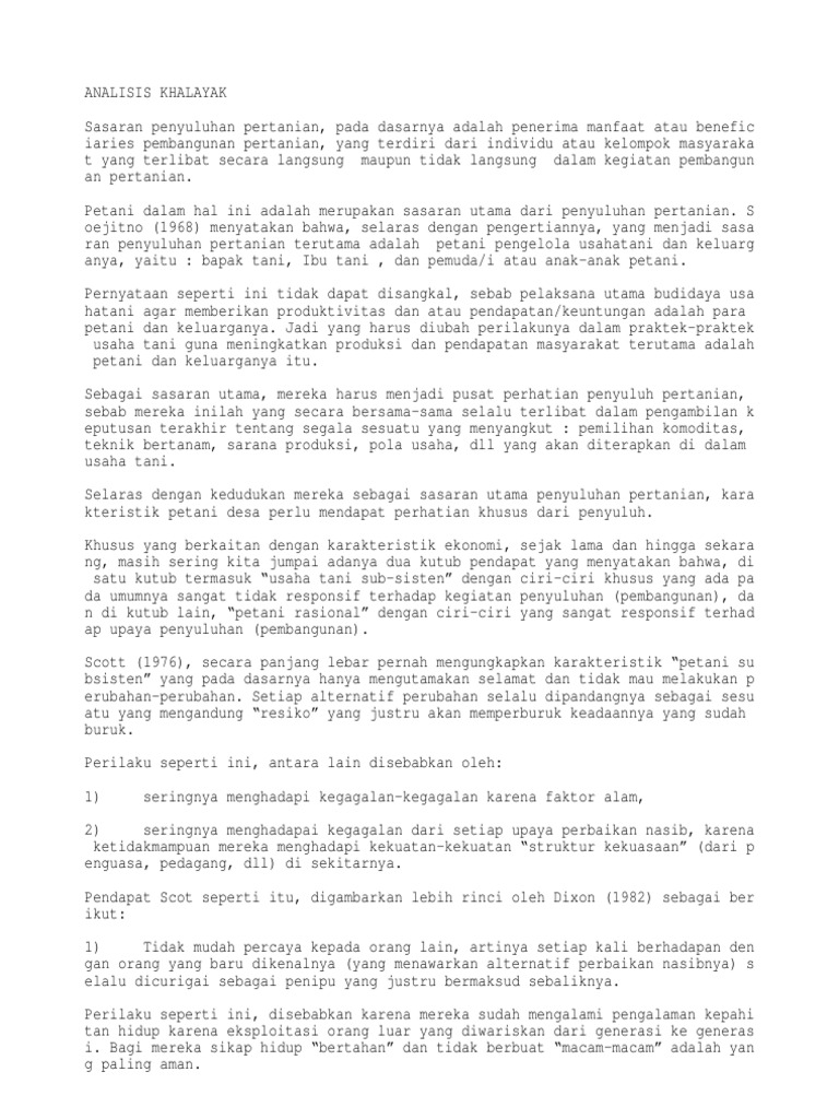 Analisis Khalayak | PDF