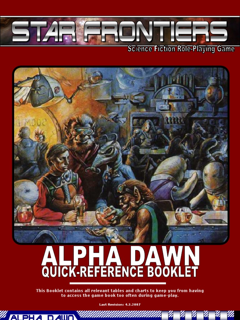 Star Frontiers Quick Reference | PDF | Ammunition | Rifle