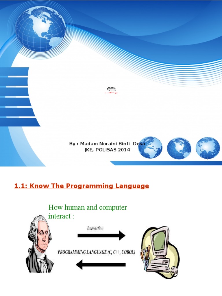 By: Madam Noraini Binti Desa Jke, Polisas 2014: DEC 2012 Fundamental Programming | Download Free ...