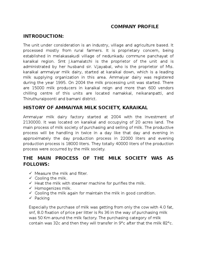 HR II | PDF | Dairy | Milk