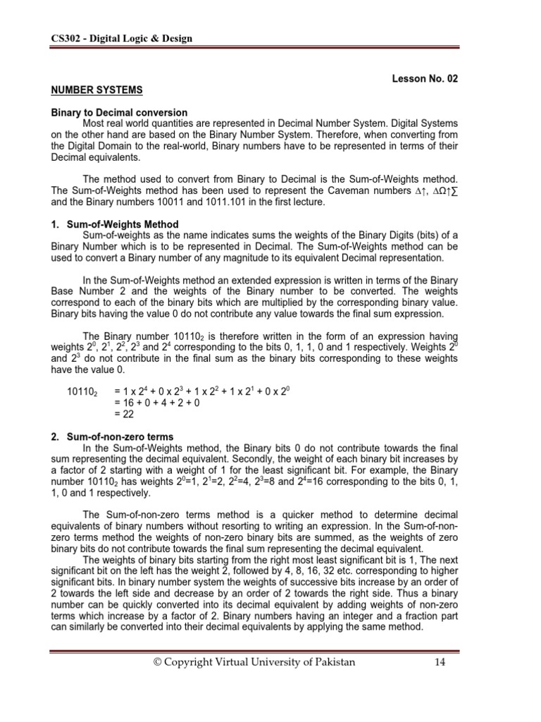 Binary To Decimal Pdf Decimal Fraction Mathematics