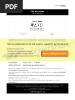 Ola Cabs Receipt | PDF | Invoice | Public Finance