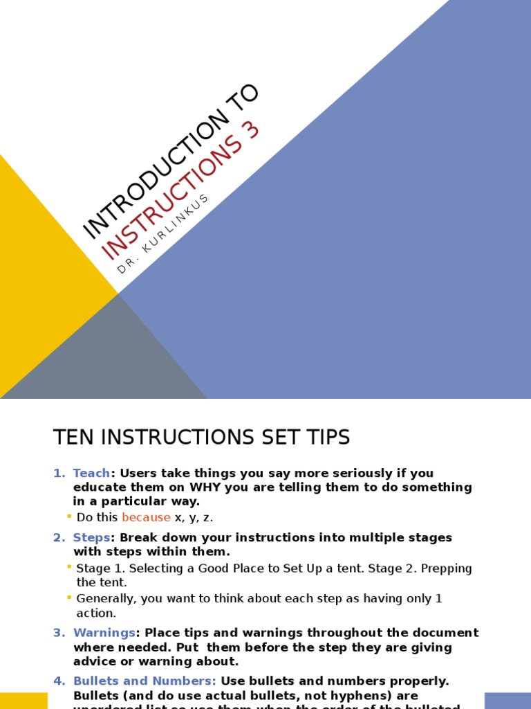 Instruction Set 3 | PDF | Page Layout