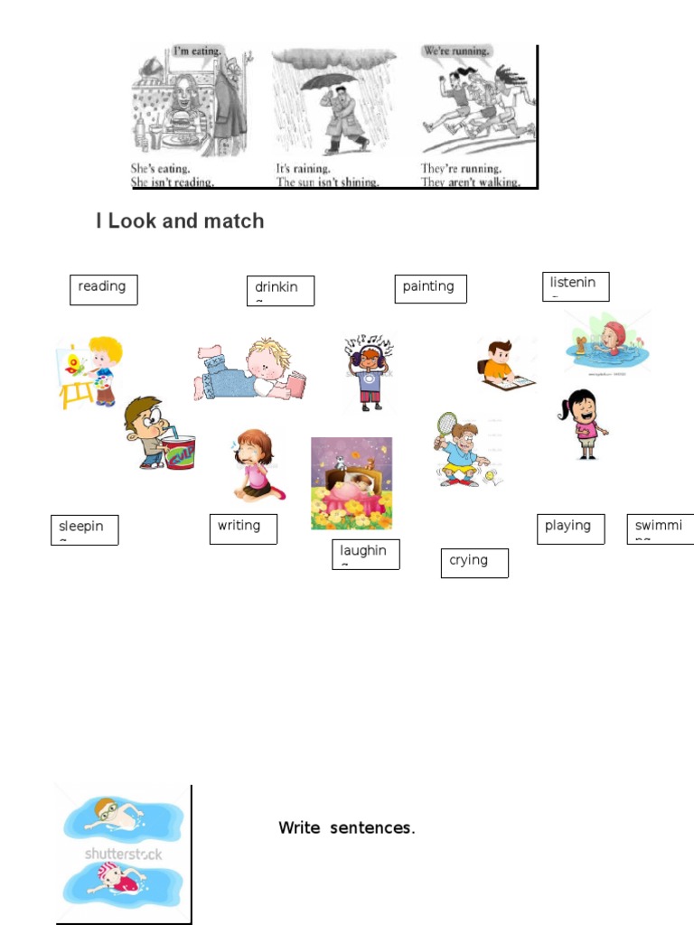 Sentence Matching Activities | PDF | Language Arts & Discipline