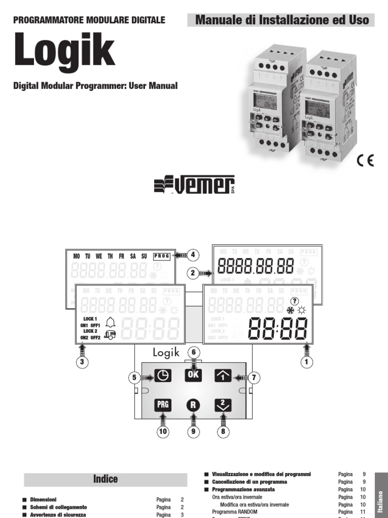 Vemer Logik - Orologio Digitale | PDF