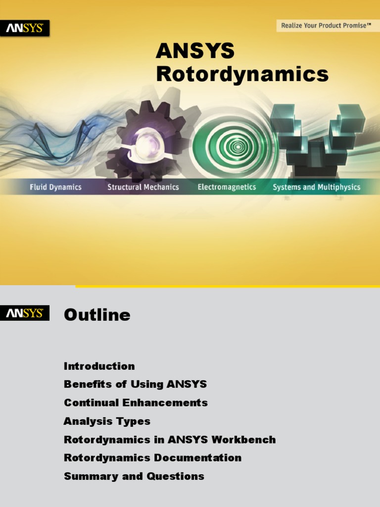 ANSYS Rotordynamics | Simulation | Mechanical Engineering
