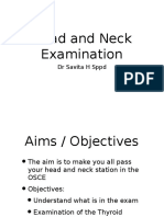 Thyroid Status Examination OSCE Checklist Geeky Medics | PDF | Thyroid ...