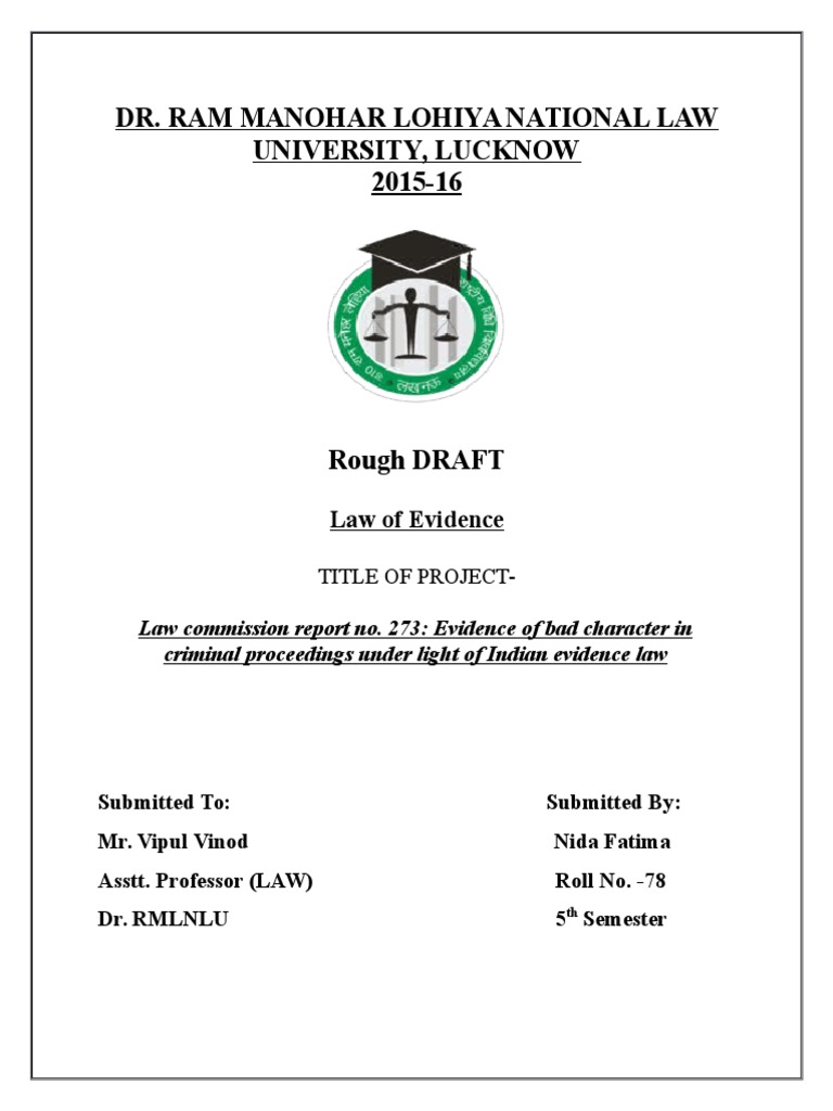 78, Nida Fatima, 130101077 | PDF | Evidence (Law) | Crime & Violence